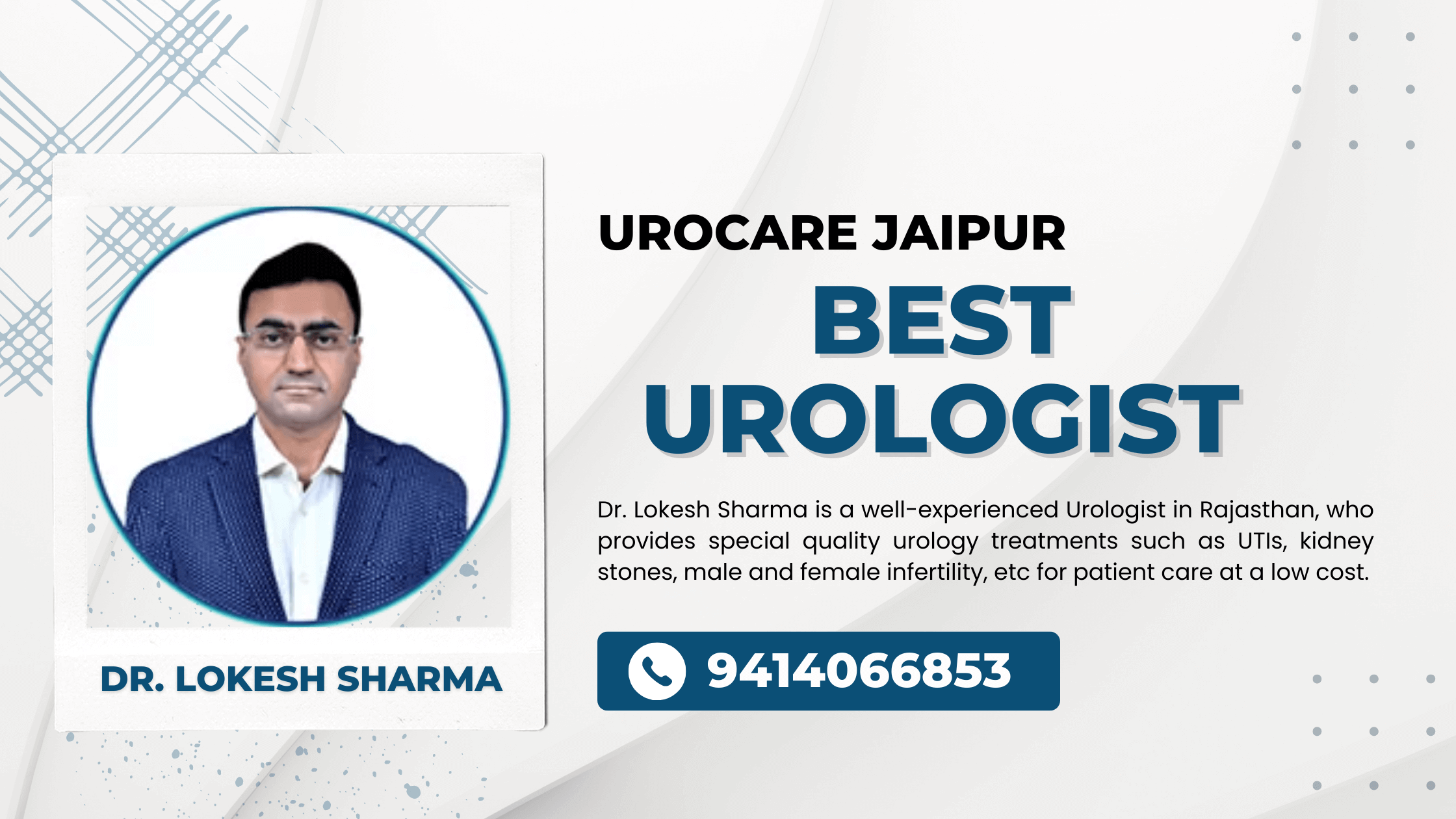 Urology Doctor in Jaipur - Dr. Lokesh Sharma | Urocare Clinic